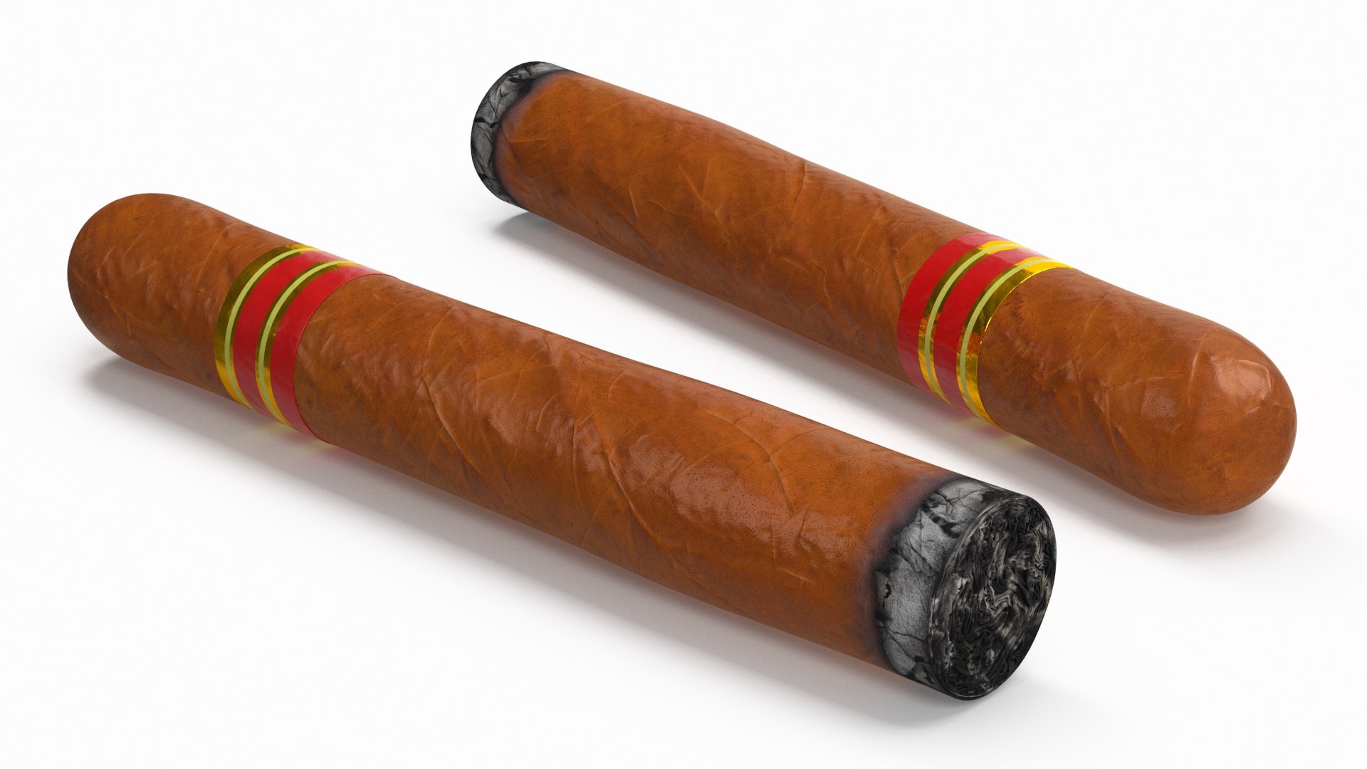 Cigar Thick Lighted Model - TurboSquid 2256307