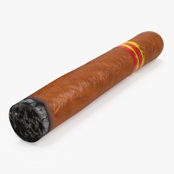 modelo 3d Cigarro grueso encendido - TurboSquid 2256307