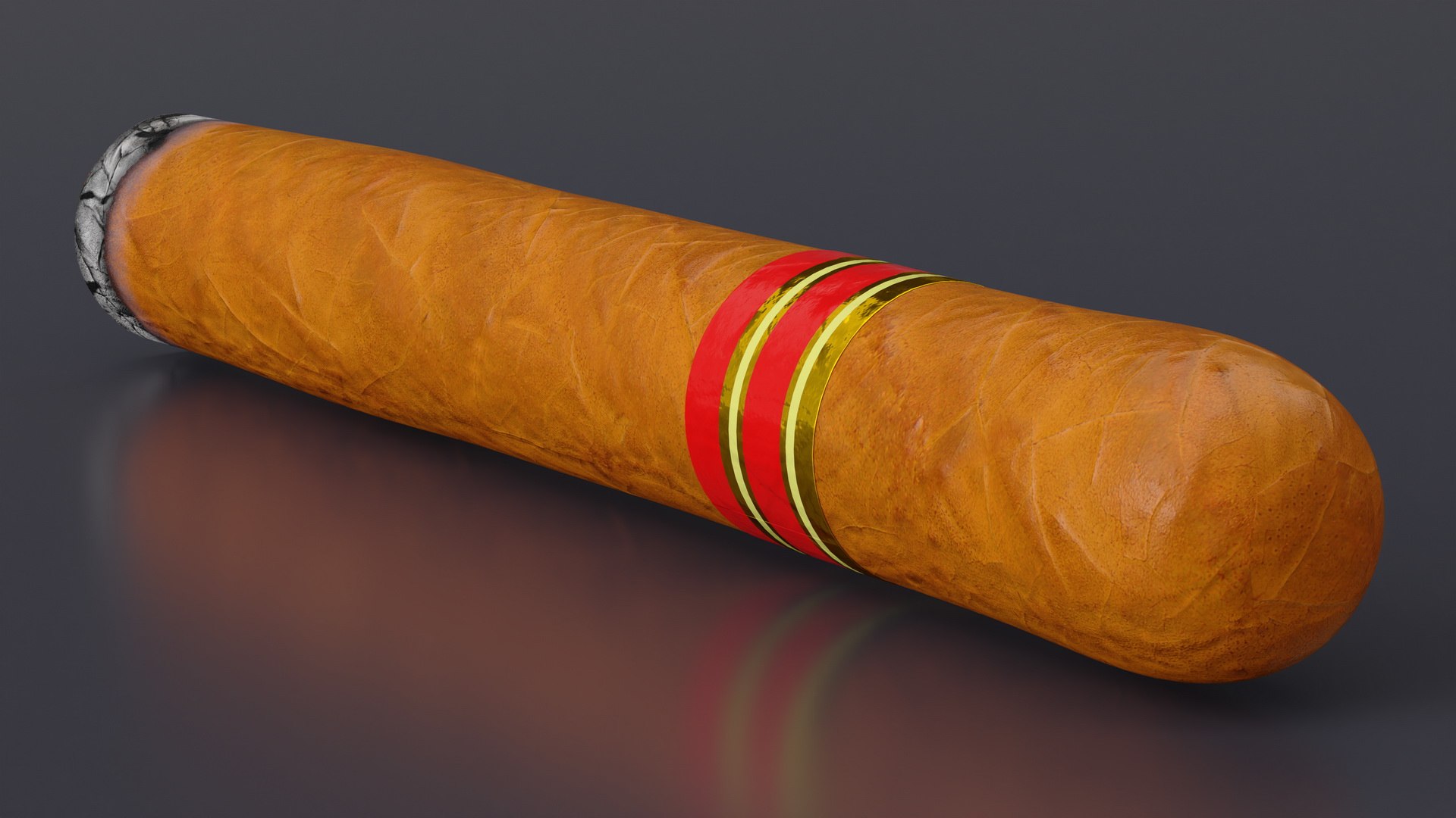 Cigar Thick Lighted Model - TurboSquid 2256307