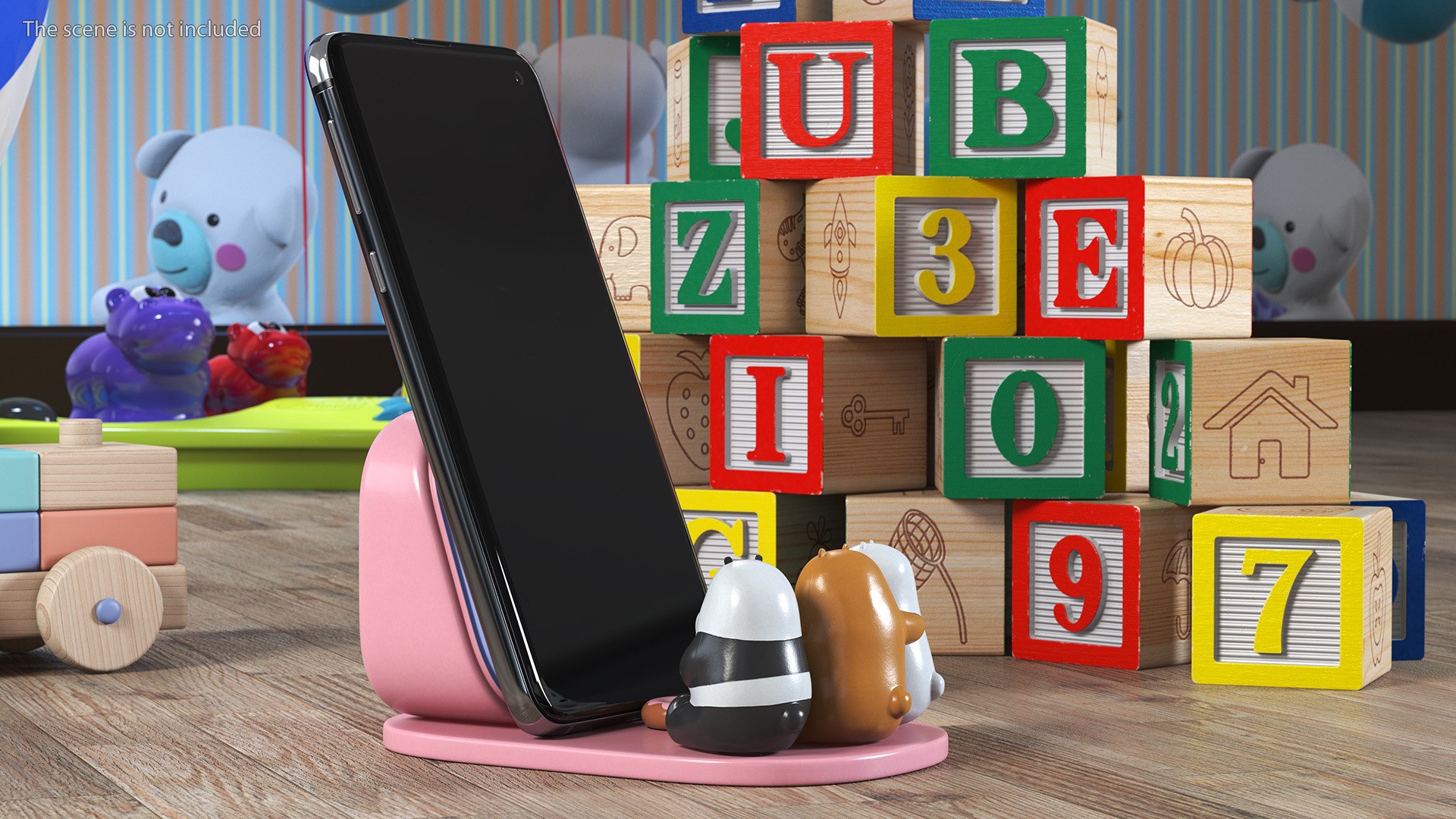 Phone Holder We Bare Bears Unbearably Cute Model - TurboSquid 2054451