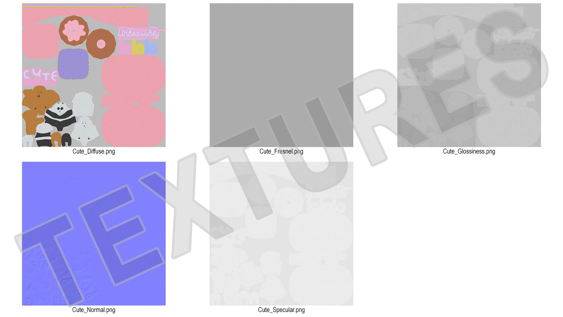 Phone Holder We Bare Bears Unbearably Cute Model - TurboSquid 2054451