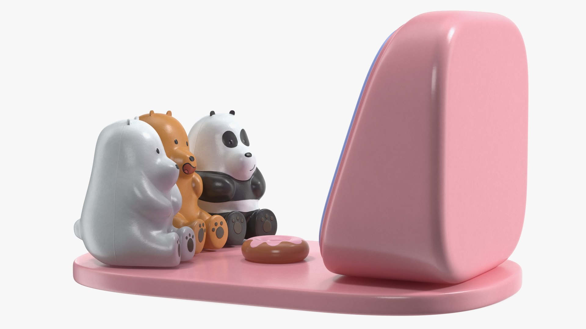 Phone Holder We Bare Bears Unbearably Cute Model - TurboSquid 2054451