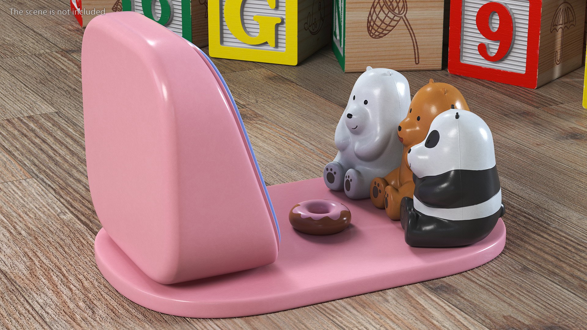 Phone Holder We Bare Bears Unbearably Cute Model - TurboSquid 2054451