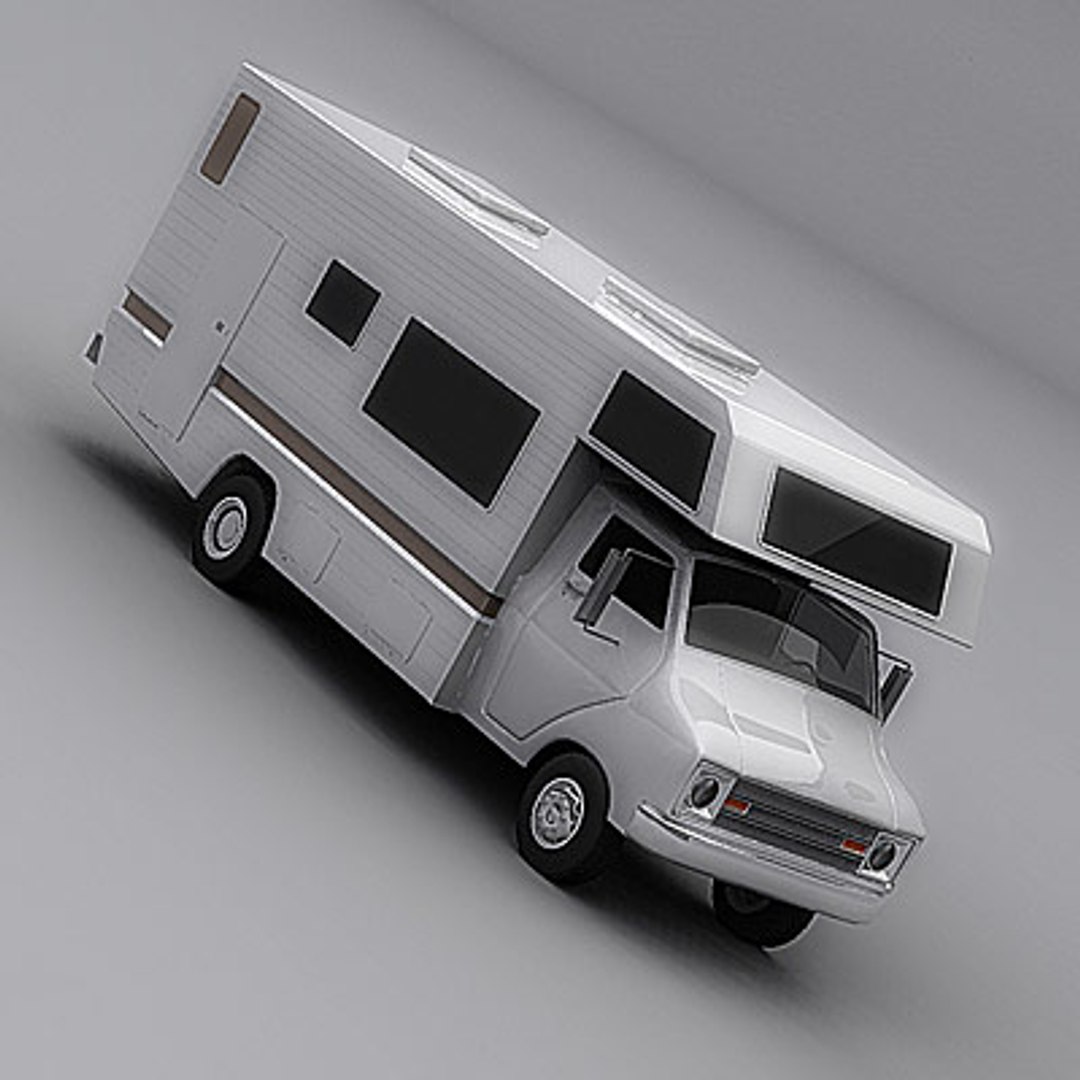 3d Model Camper Camp
