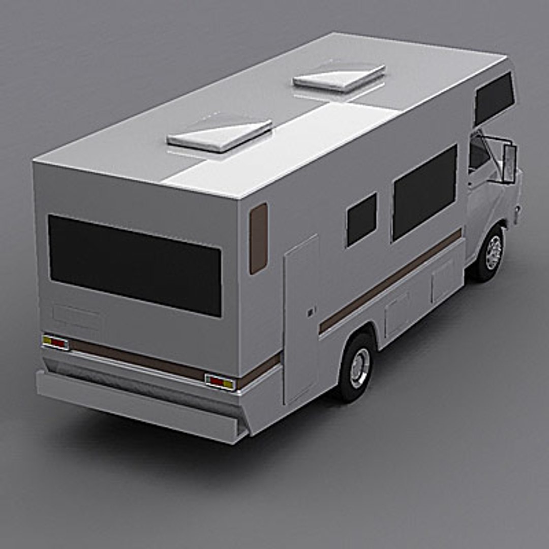 3d Model Camper Camp