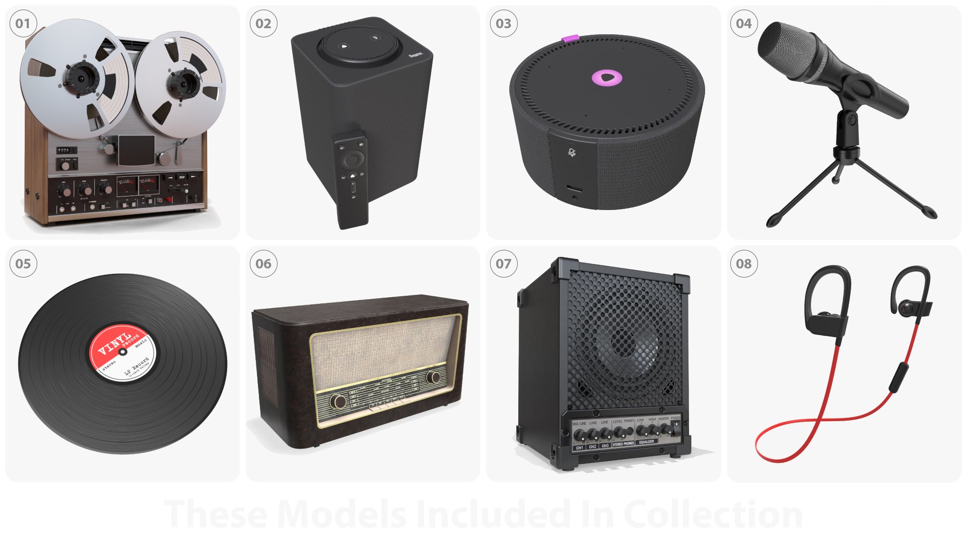 3D Audio Devices And Accessories - TurboSquid 2203317