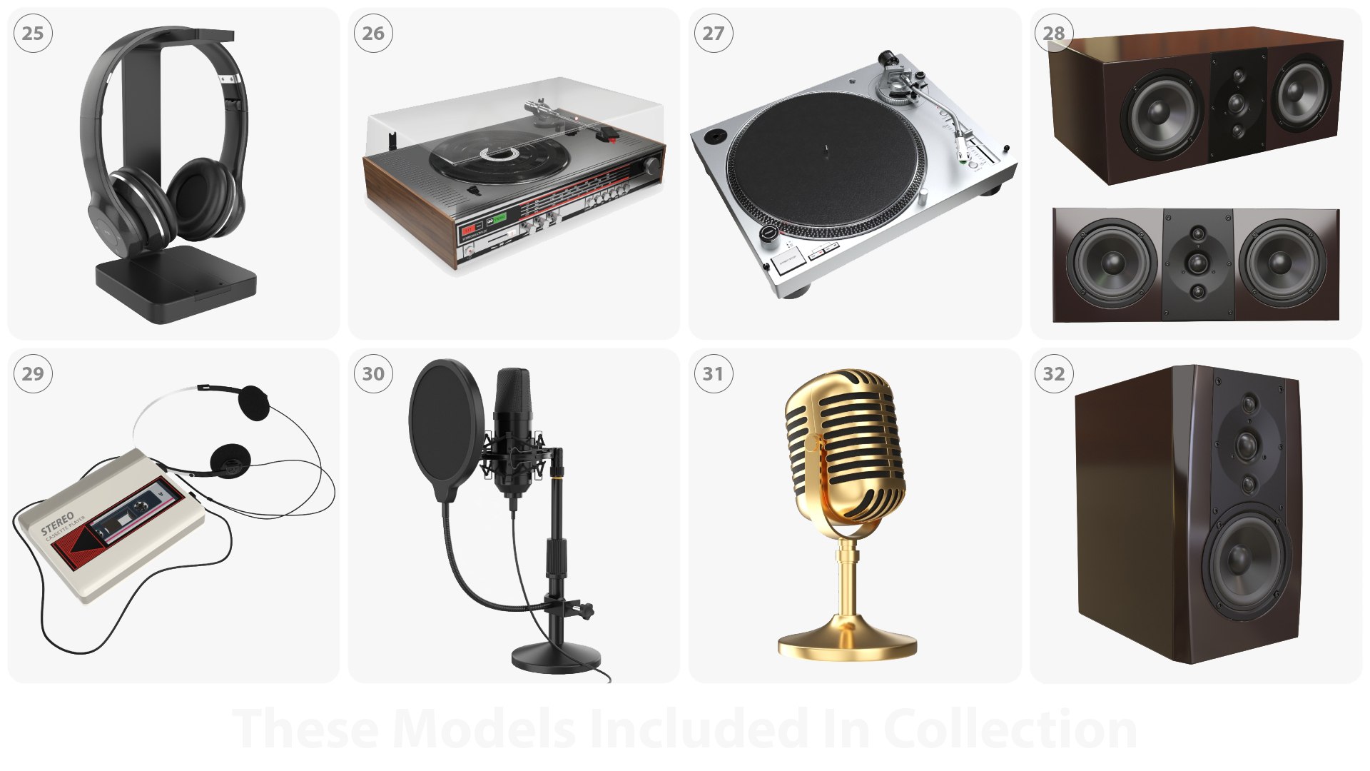 3D Audio Devices And Accessories - TurboSquid 2203317