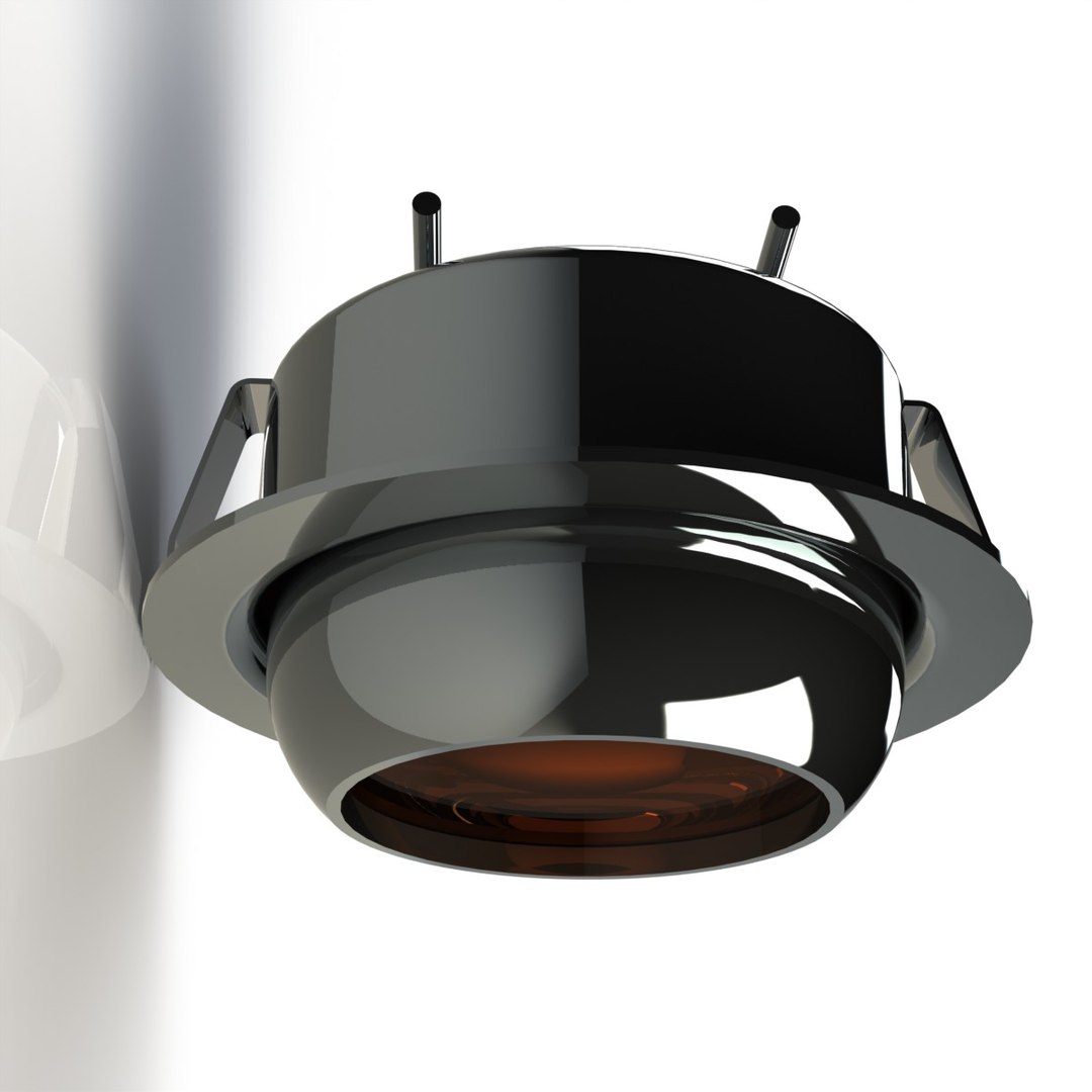 3d Model Halogen Lamp Architecture Lighting