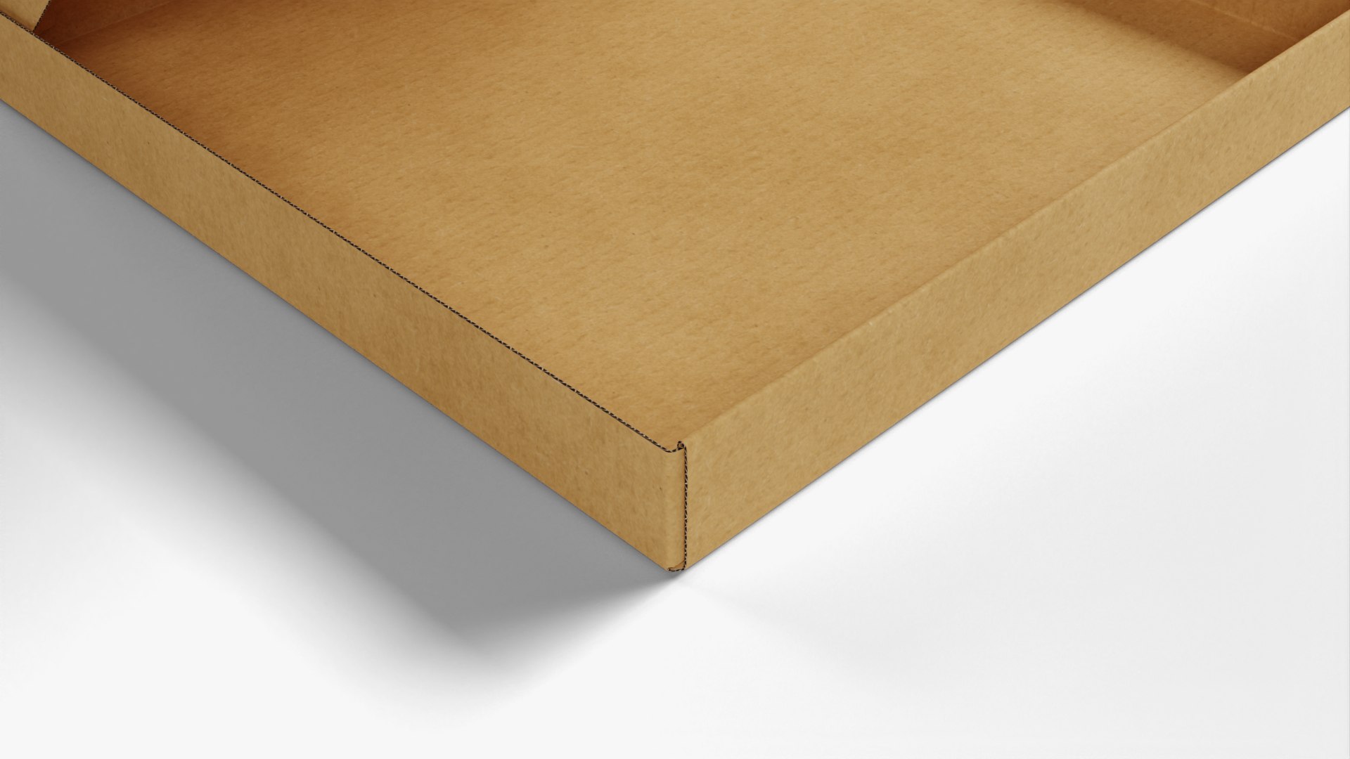 4-inch Kraft Paper Open Pizza Box Model - TurboSquid 1954289