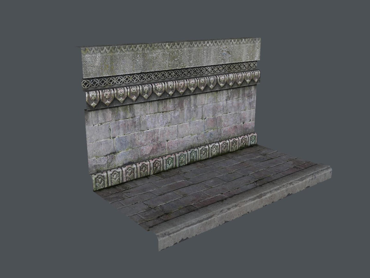 pack pavement borders 3d max