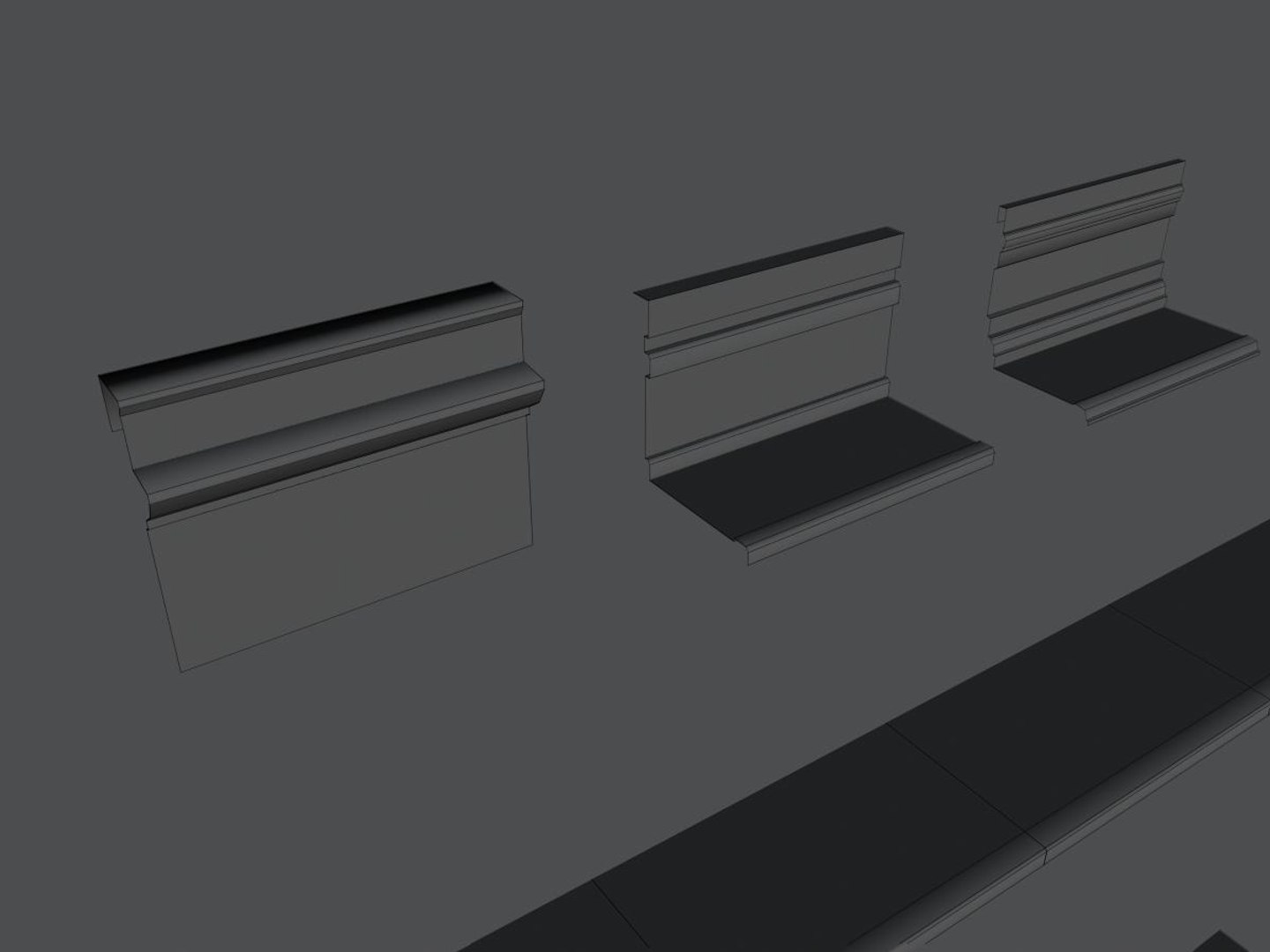 pack pavement borders 3d max