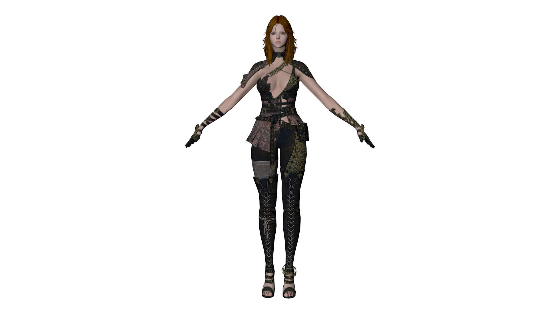 3D Dark Enchantress Warrior - TurboSquid 2365810