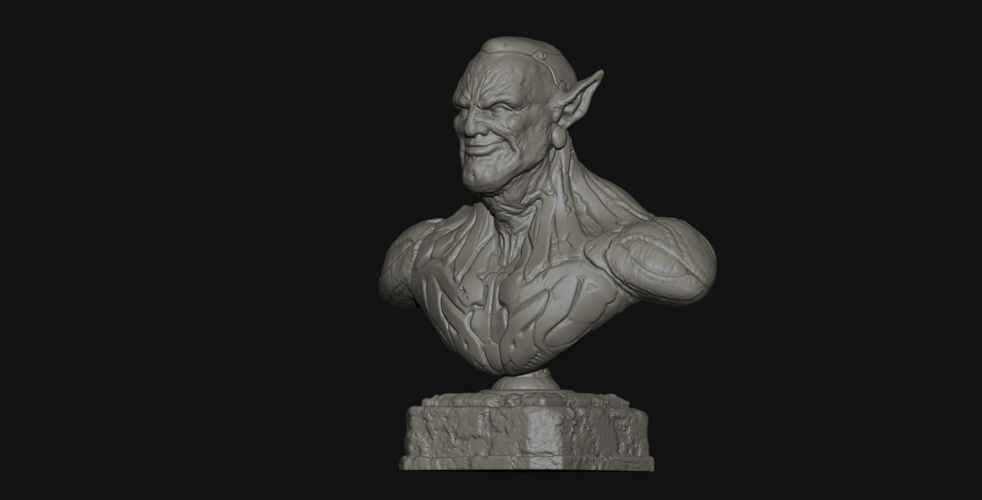 3D Cyborg Elf - TurboSquid 1281283