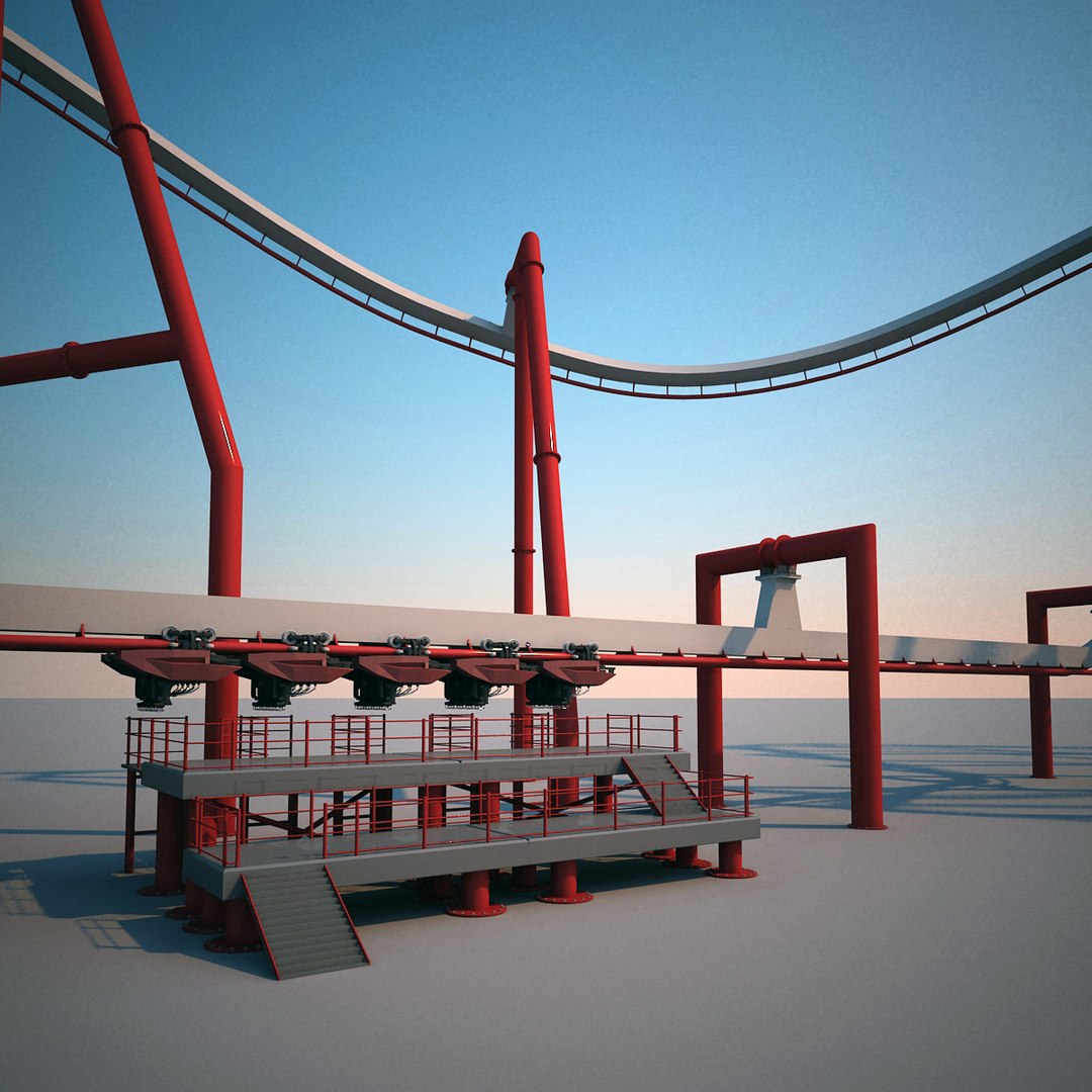 Roller Coaster 3d Max