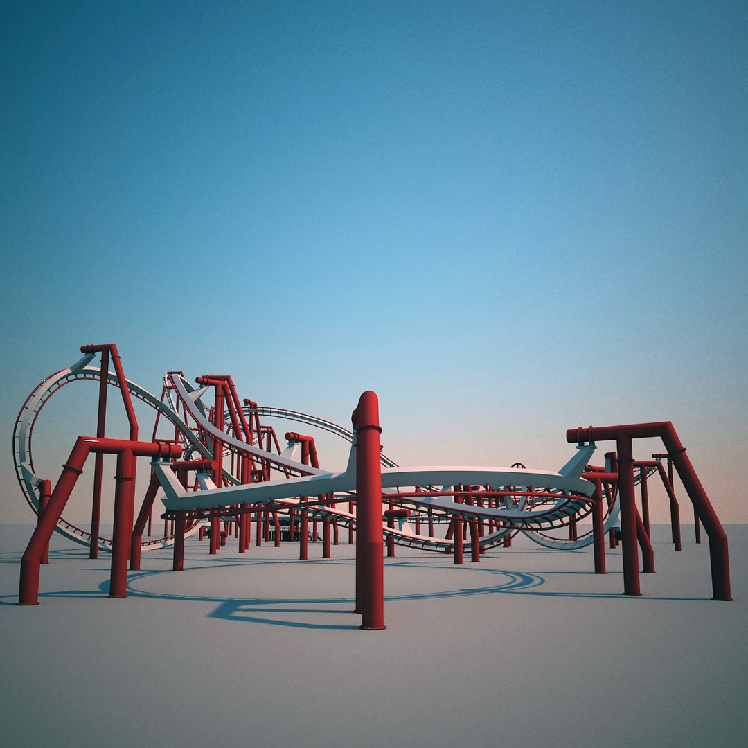 Roller Coaster 3d Max