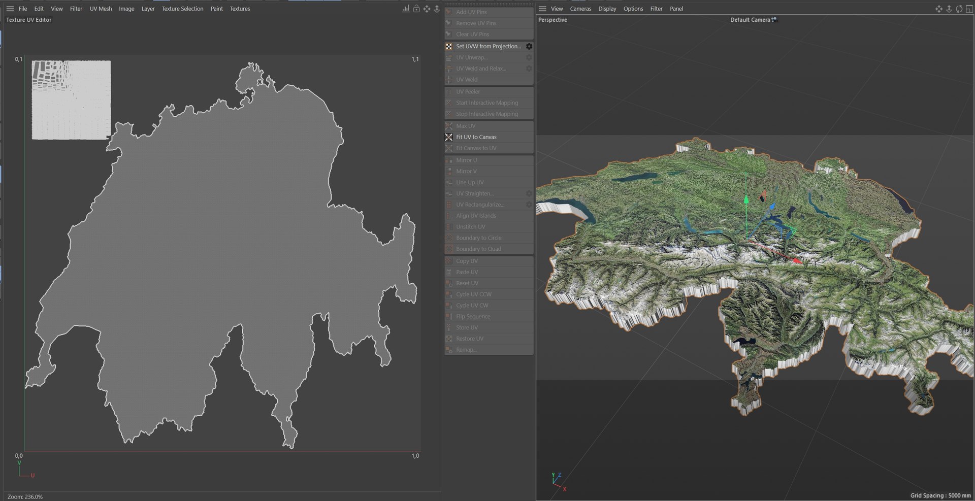 3D Model Switzerland Terrain Map - TurboSquid 2336771