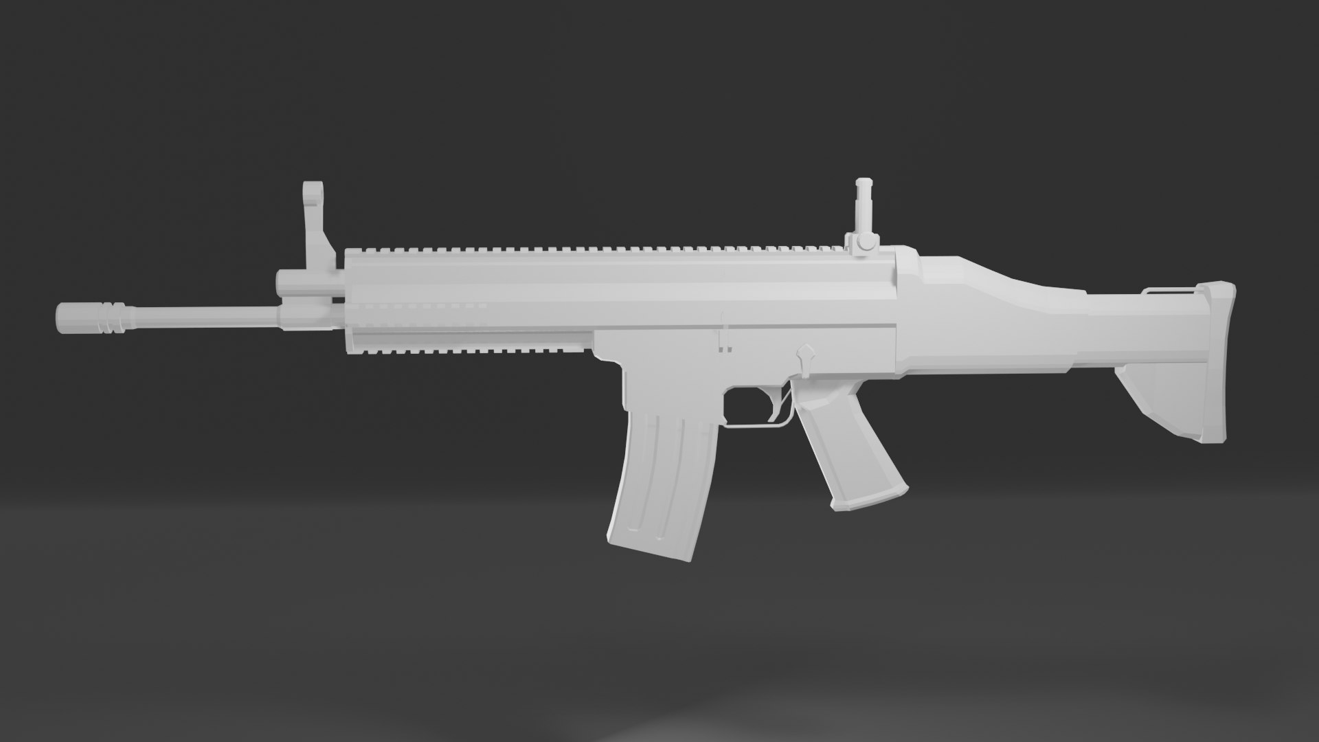 3D Scar-Assault Rifle Model - TurboSquid 1986261