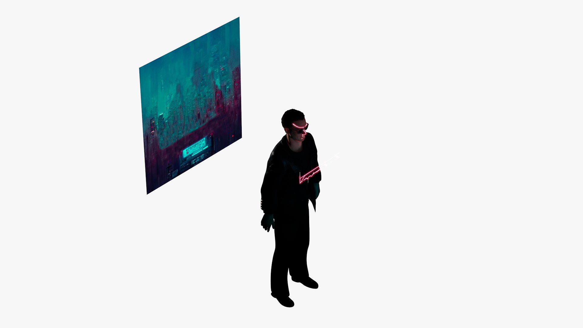 Cyberpunk Man 3D Model - TurboSquid 1967550