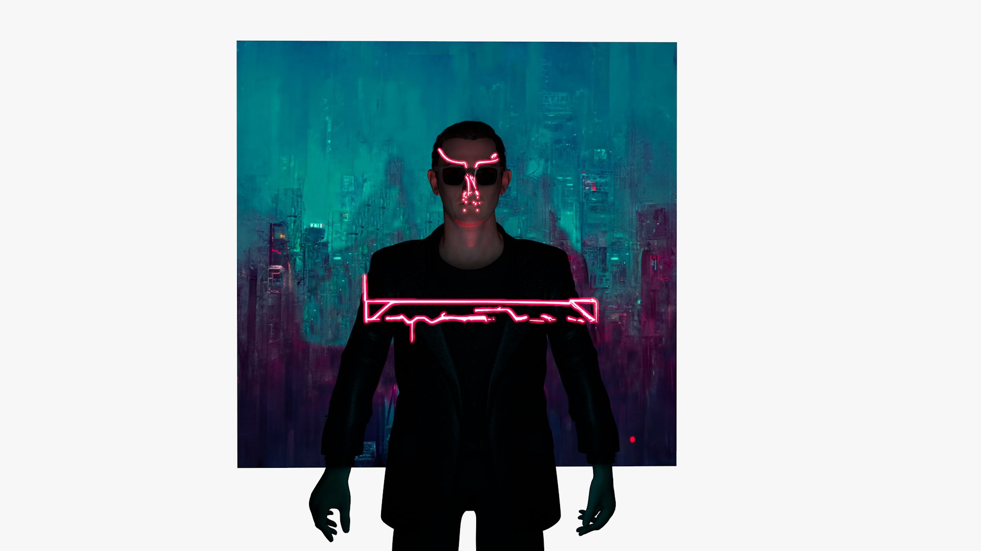 Cyberpunk Man 3D Model - TurboSquid 1967550