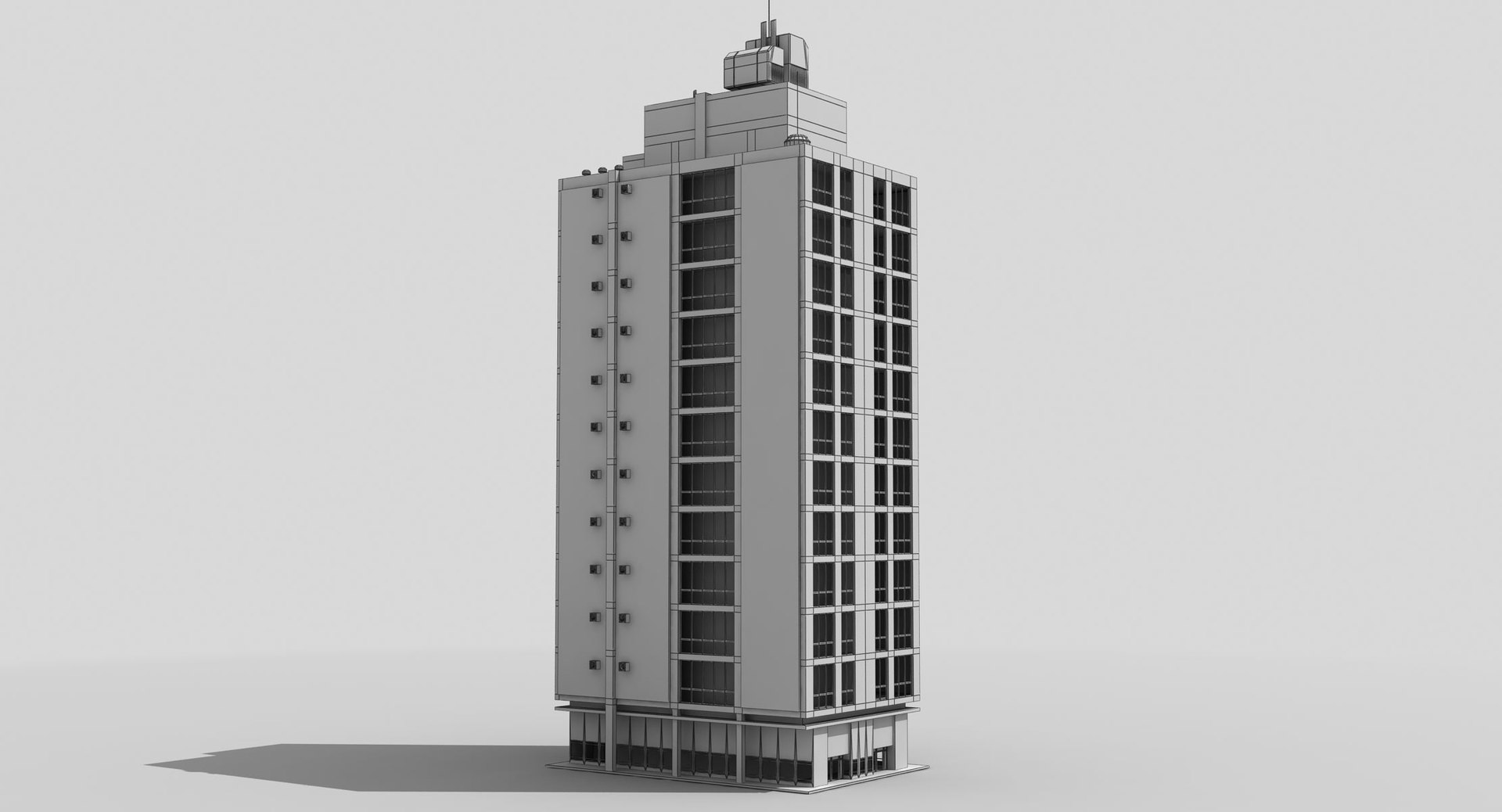 Ruined Building 3D Model - TurboSquid 1165521