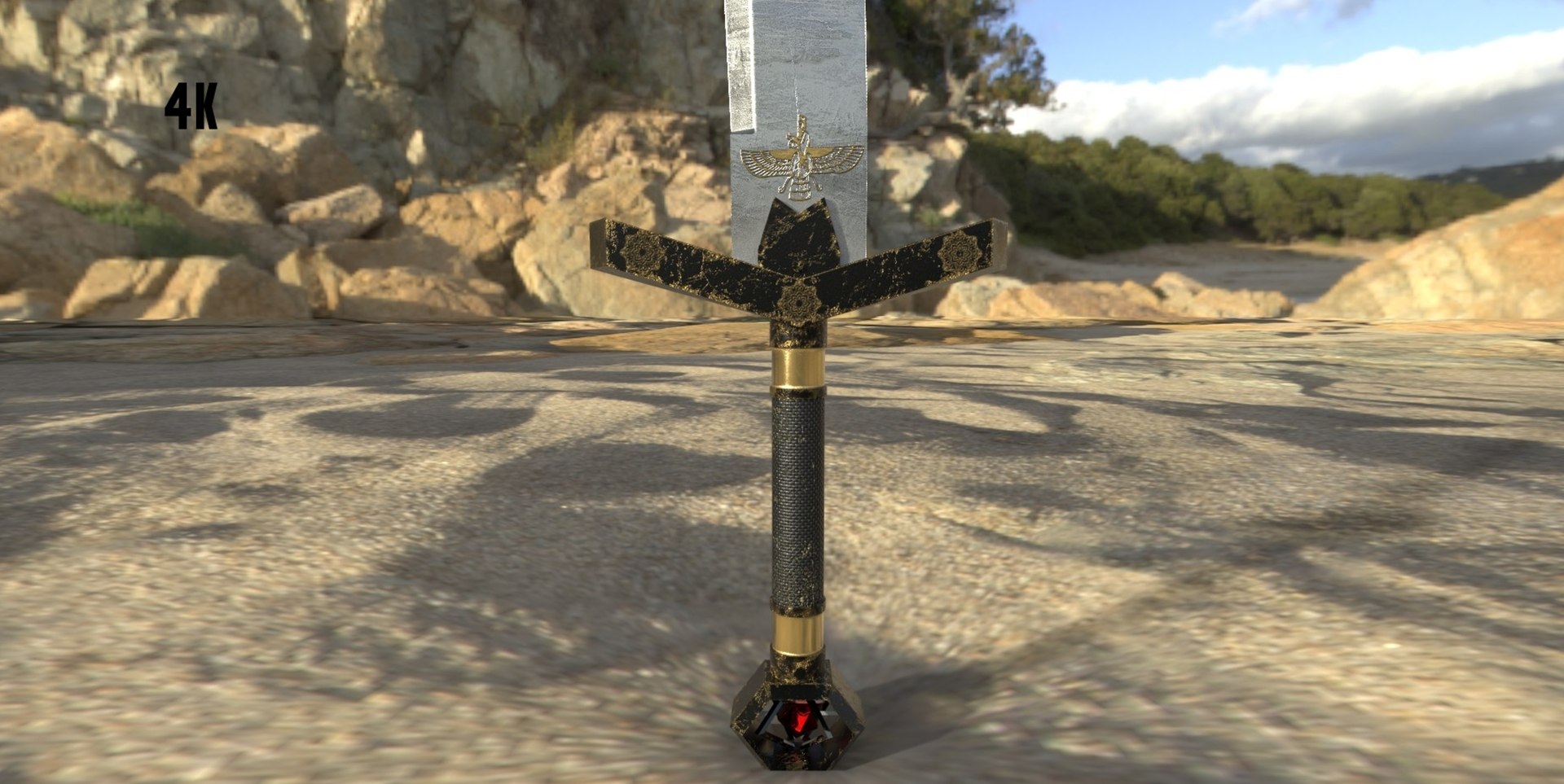 3D Persian Sword - TurboSquid 2218673