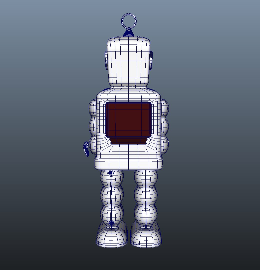 Vintage Robot C4d