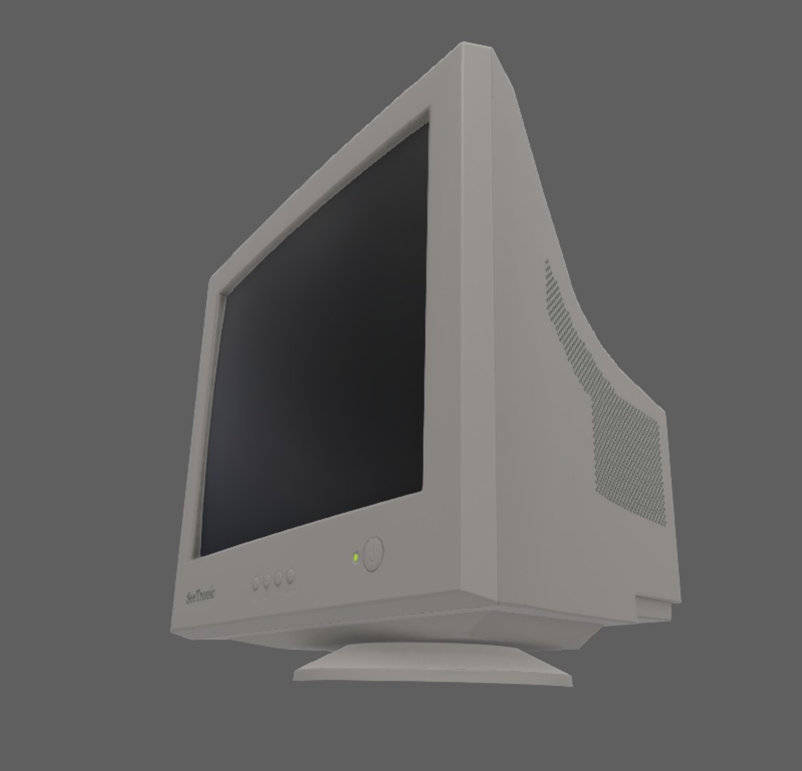Crt Monitor 3d X