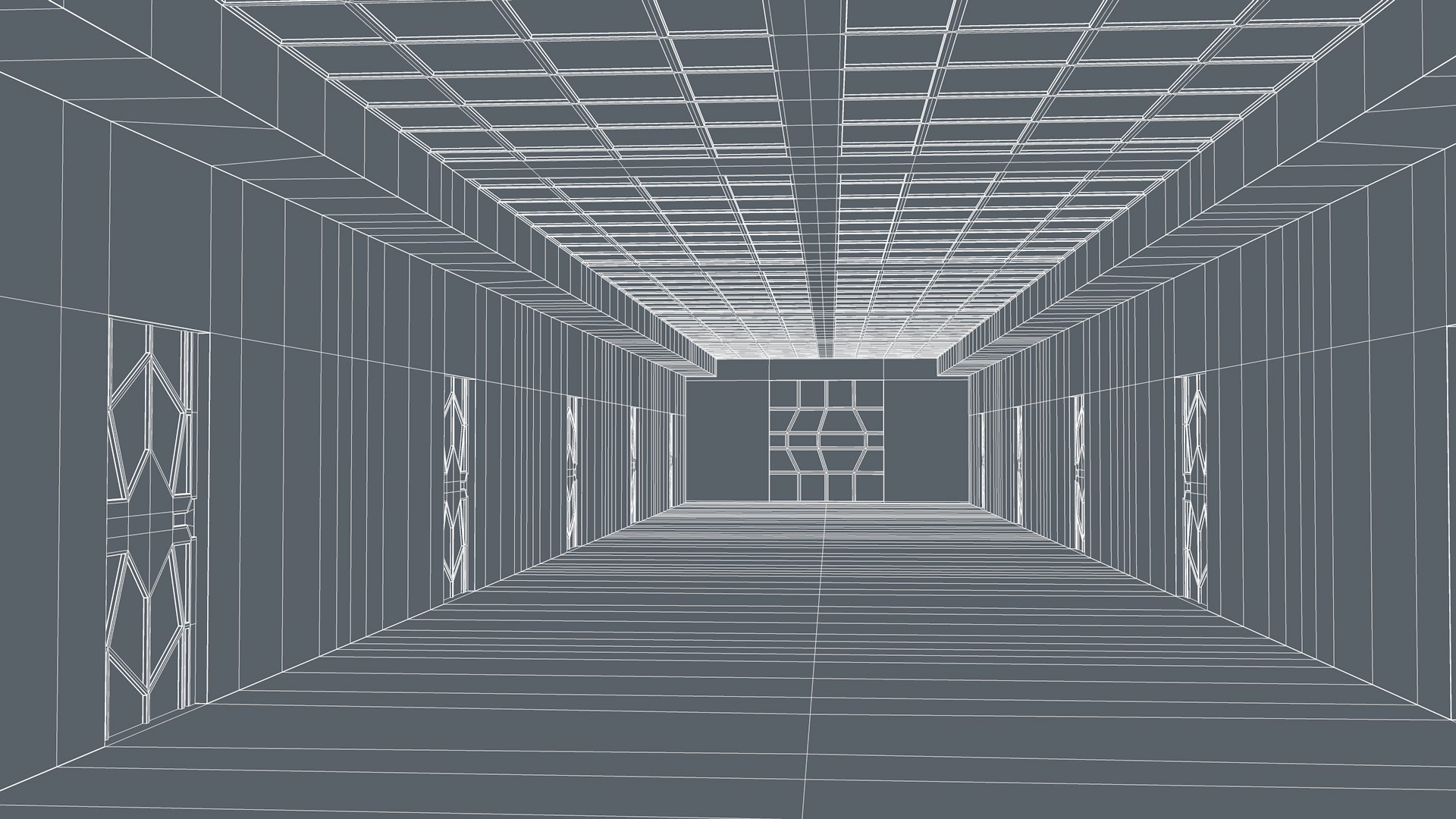 3D Sci Fi Corridor Interior Model - TurboSquid 2332488