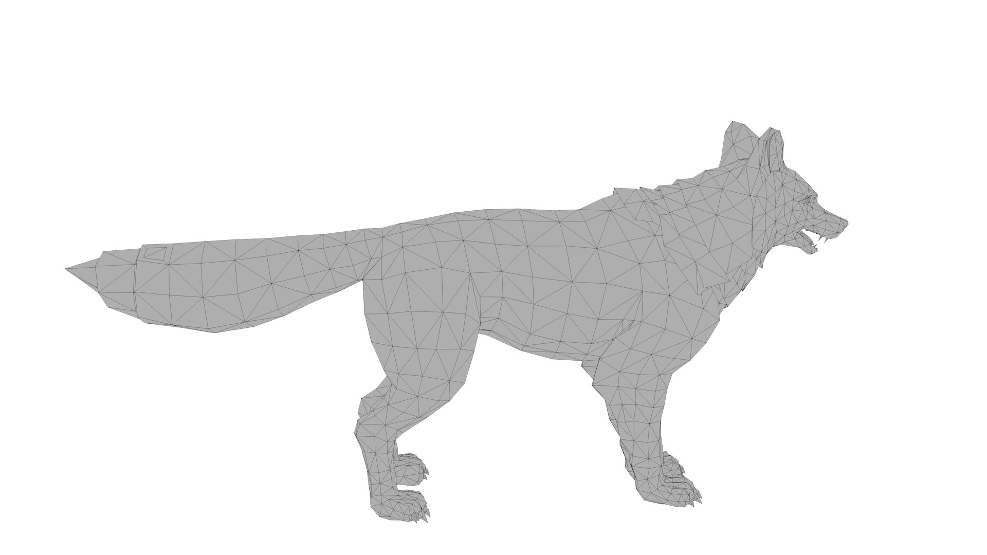 Realistic Wolf 3D Model 3D - TurboSquid 2380505