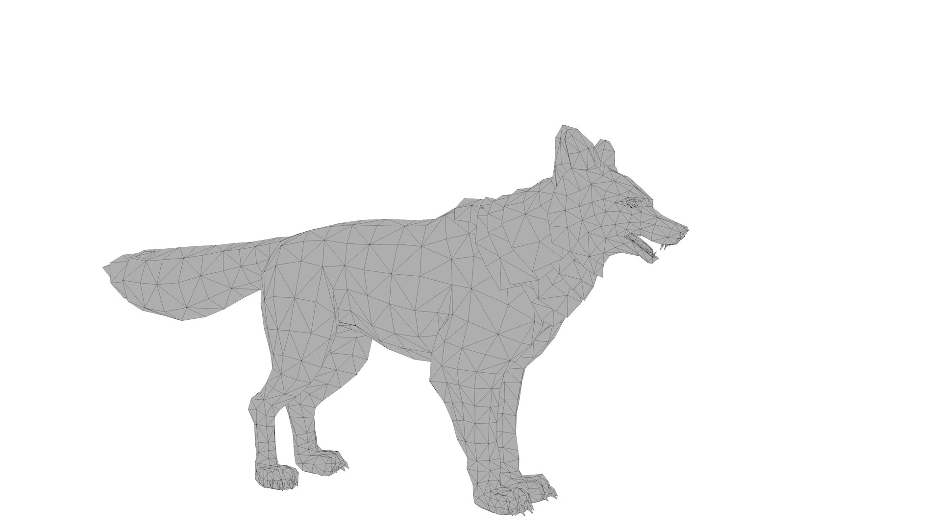 Realistic Wolf 3D Model 3D - TurboSquid 2380505