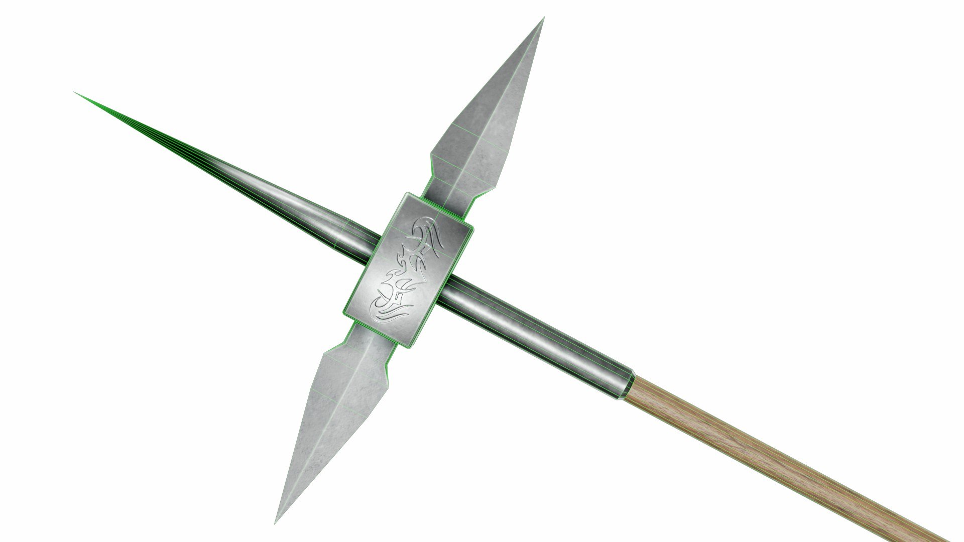 Cross Tipped Spear 3D Model - TurboSquid 2089826