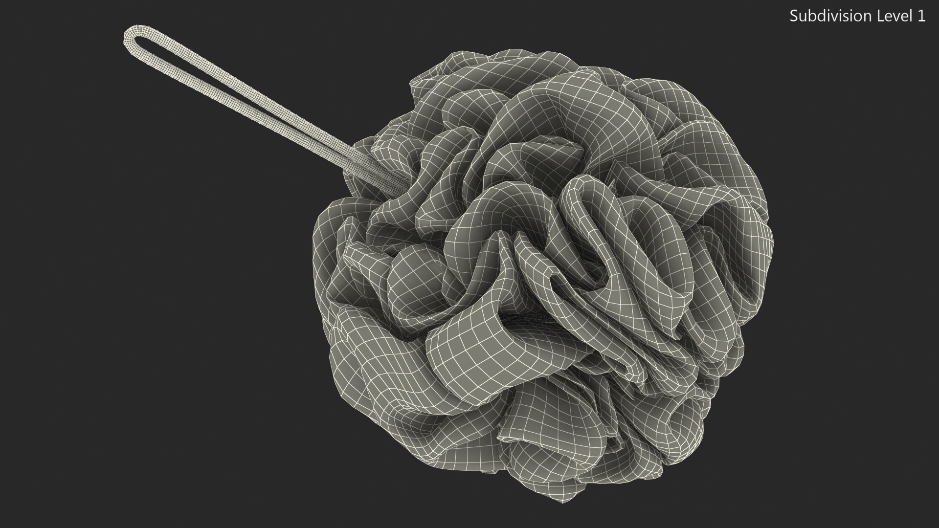 3D mesh bath sponge hang model - TurboSquid 1518917