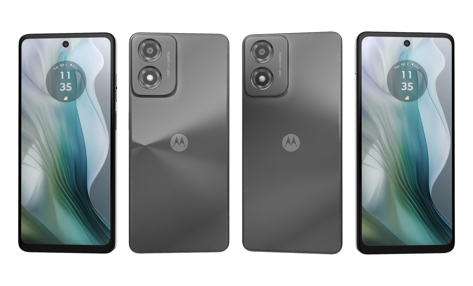 3D Model Motorola Moto E14 Graphite Gray - TurboSquid 2245033