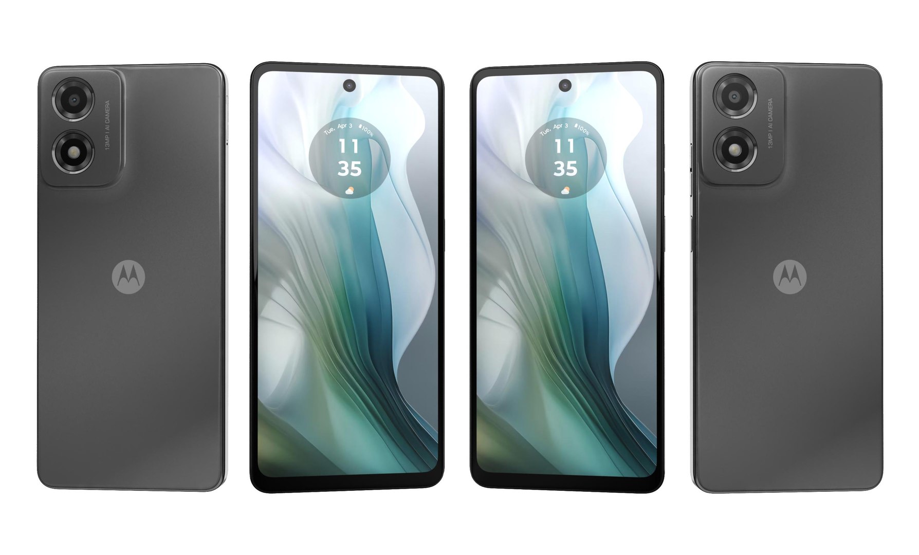 3D Model Motorola Moto E14 Graphite Gray - TurboSquid 2245033