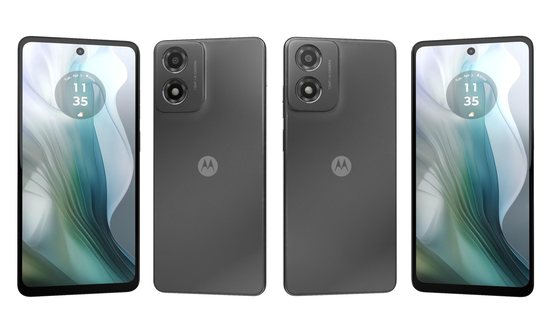 3D Model Motorola Moto E14 Graphite Gray - TurboSquid 2245033