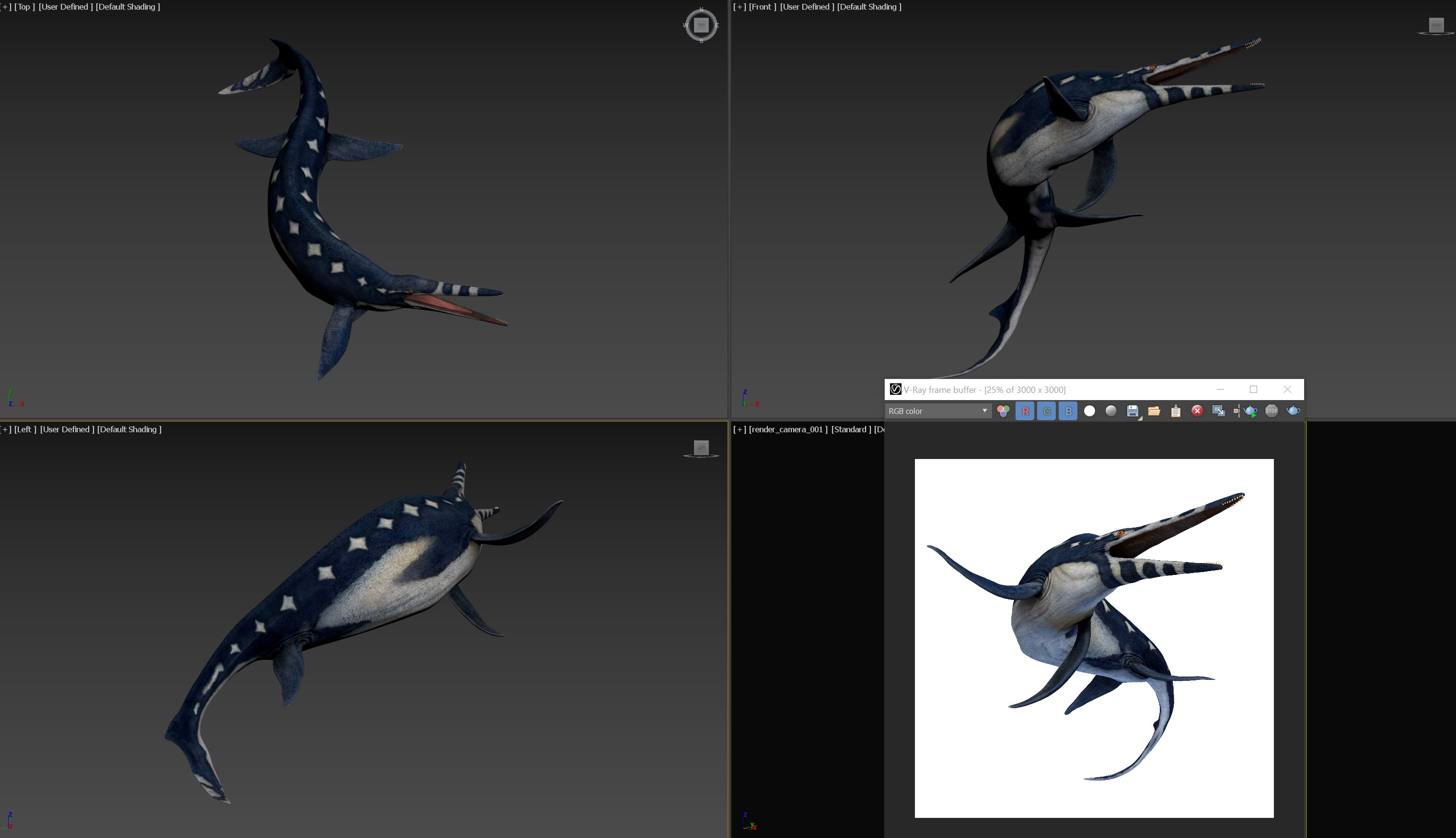 modelo 3d Shonisaurus Animated - TurboSquid 1940051