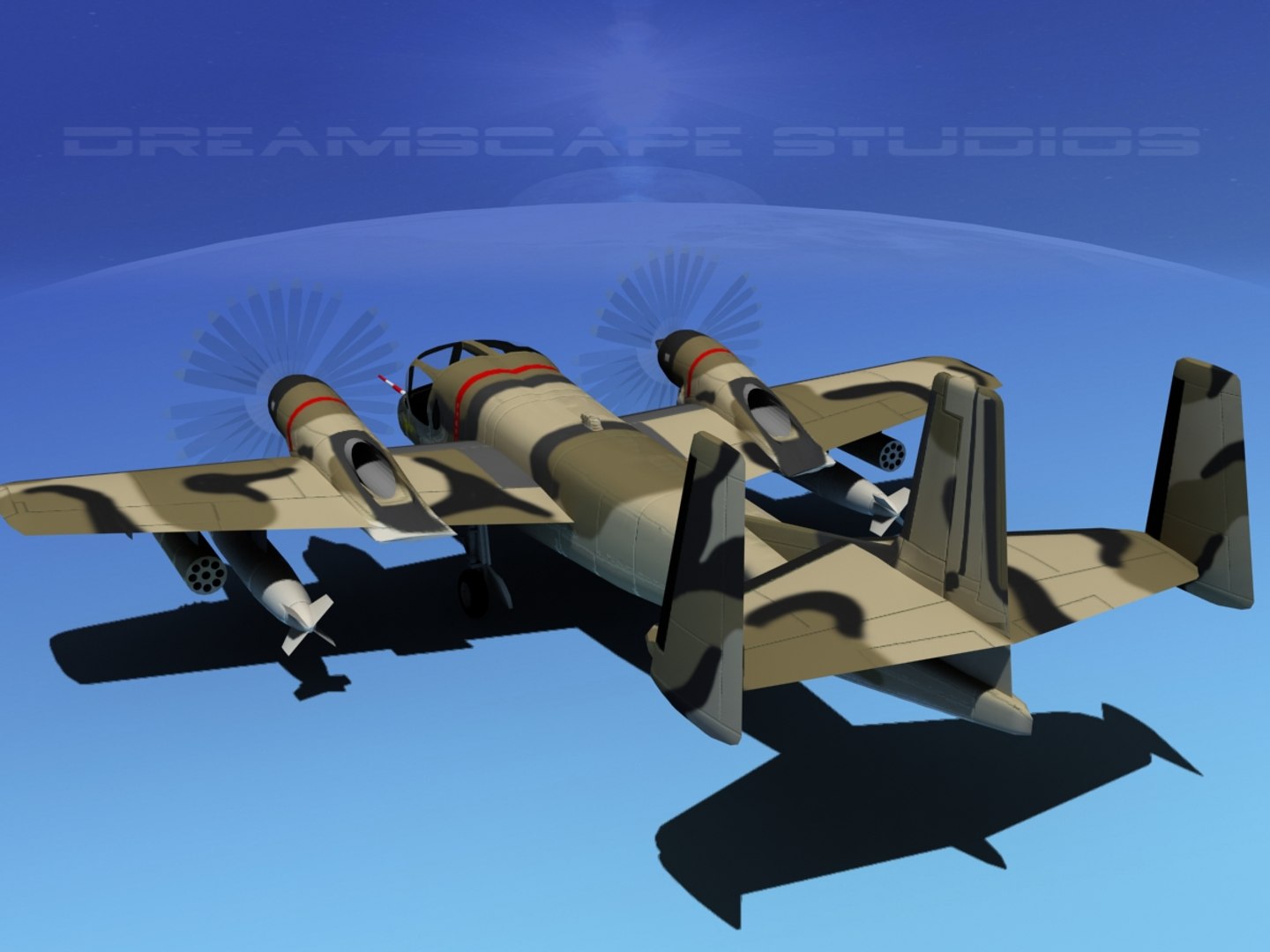 Ov-1d Mohawk Grumman Recon 3d Model