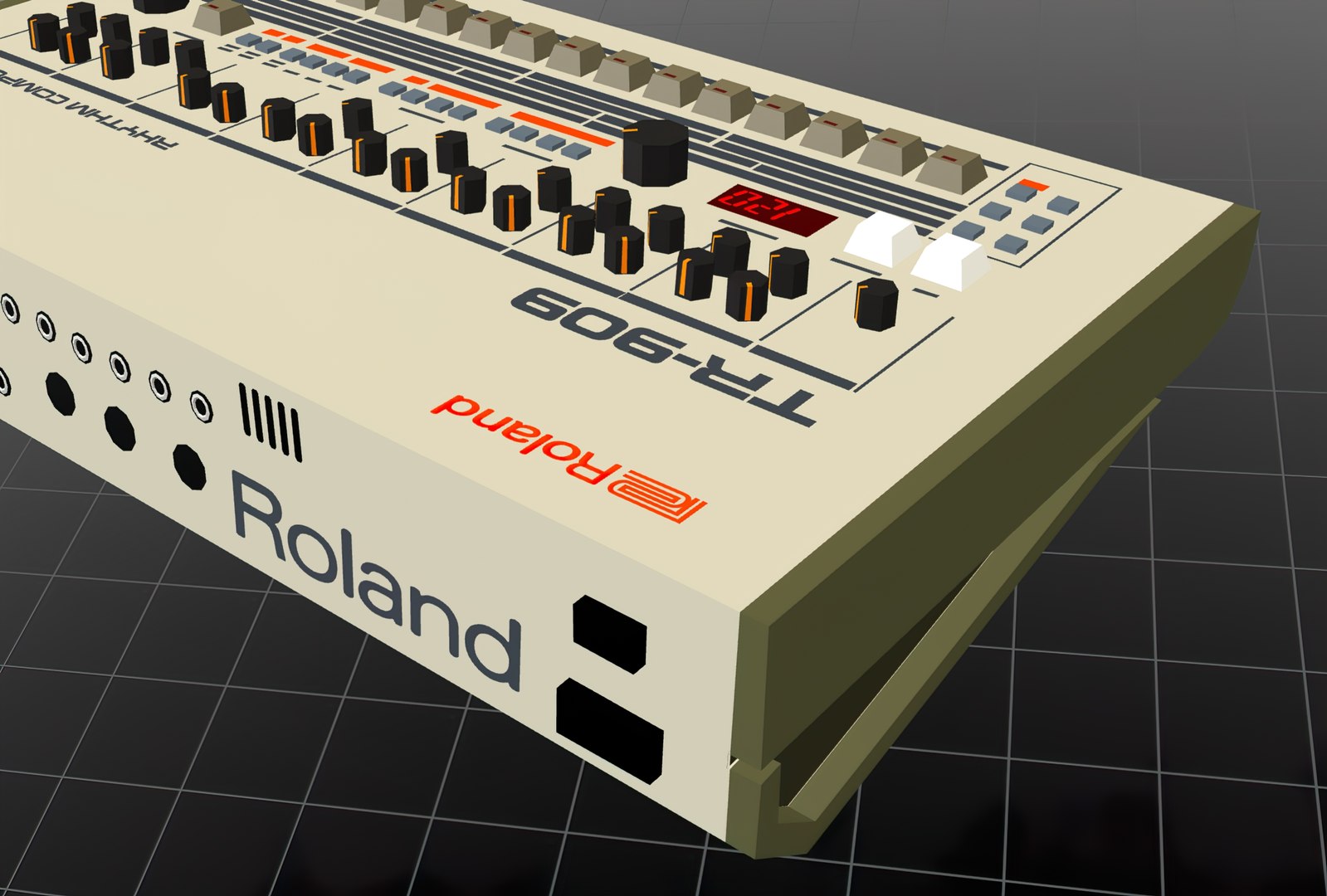 Roland TR-909 Rhythm Composer 3D - TurboSquid 1774011