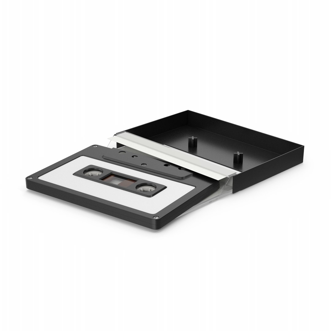 Audio Cassette And Case 3D Model - TurboSquid 2407858