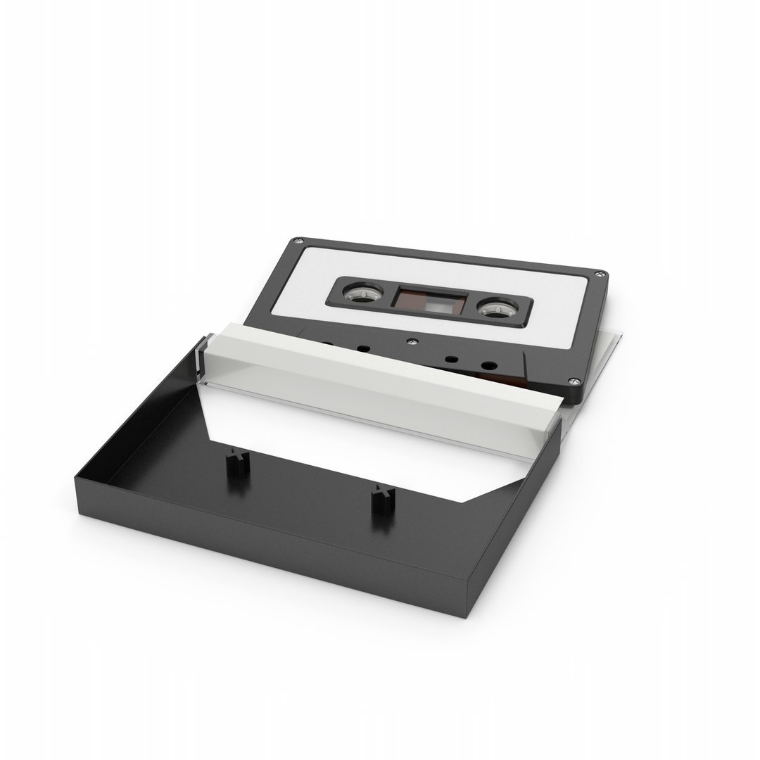 Audio Cassette And Case 3D Model - TurboSquid 2407858