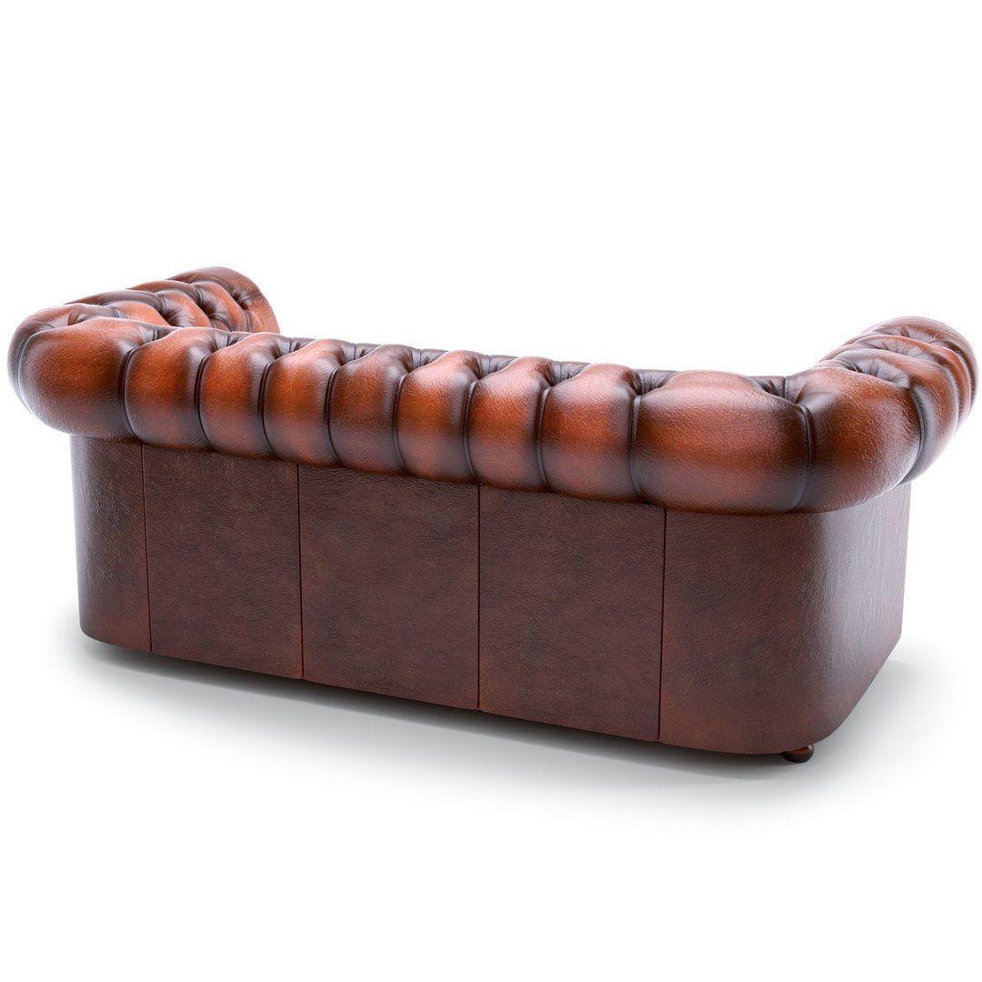 Classic Chesterfield Sofa Chester 3d Model