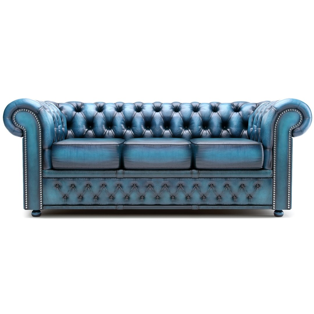 Classic Chesterfield Sofa Chester 3d Model