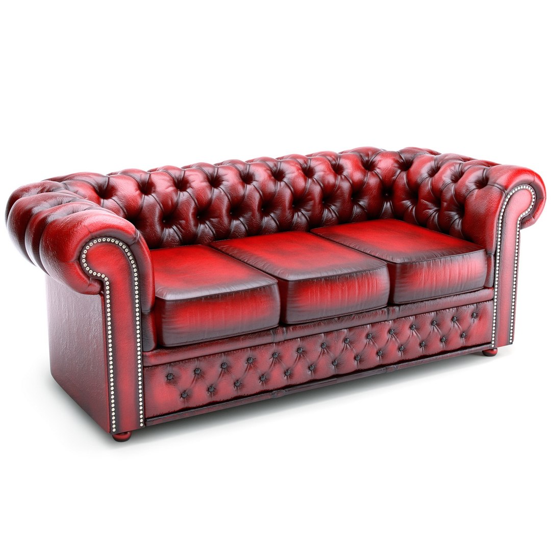 Classic Chesterfield Sofa Chester 3d Model
