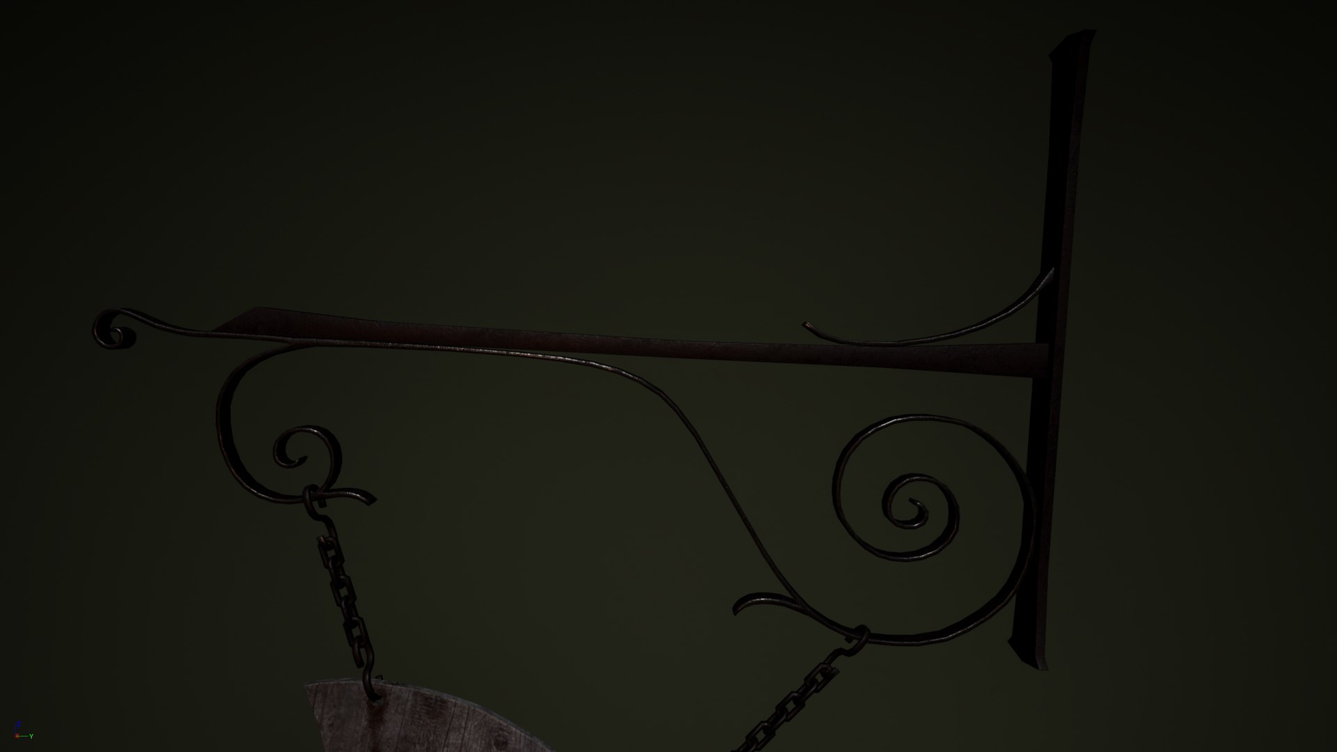 3D medieval sign - TurboSquid 1478150