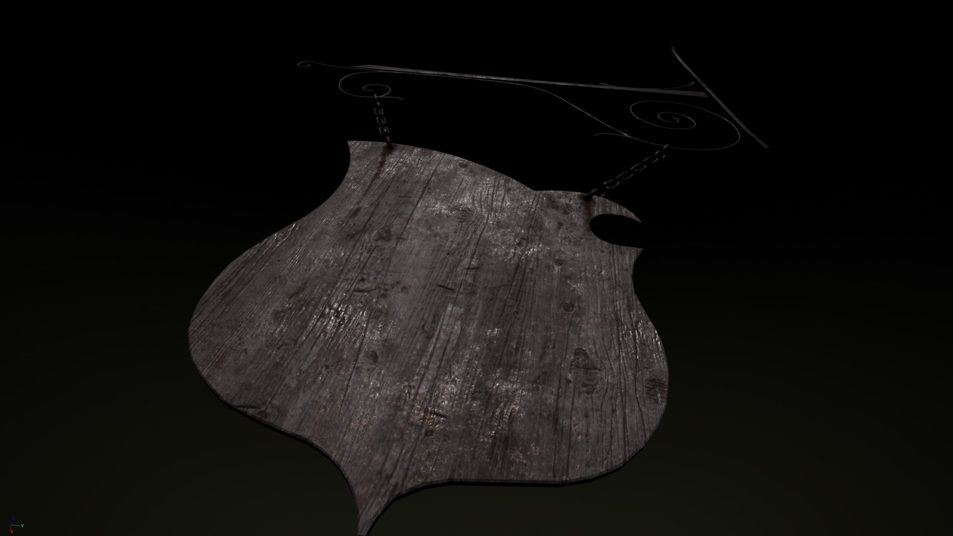 3D medieval sign - TurboSquid 1478150