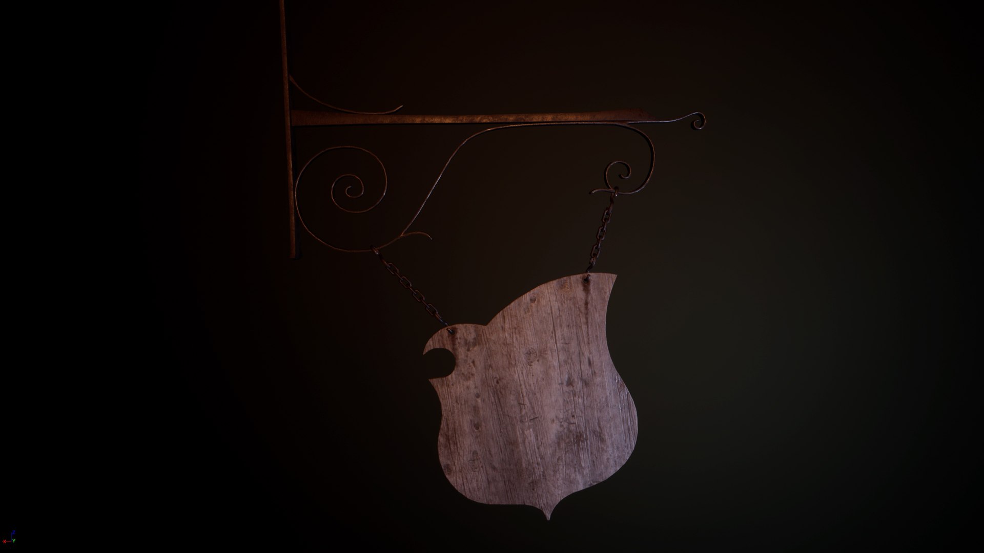 3D Medieval Sign - TurboSquid 1478150