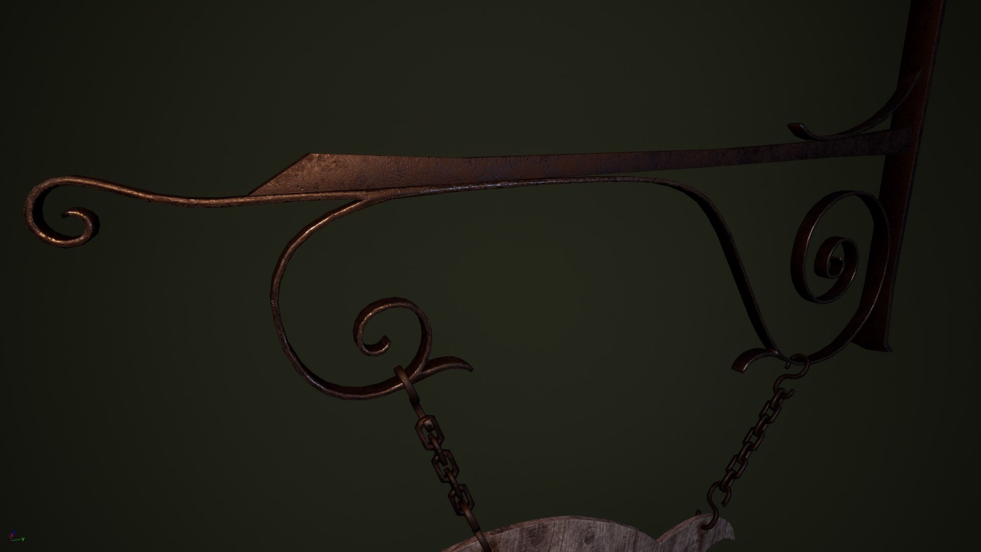 3D medieval sign - TurboSquid 1478150