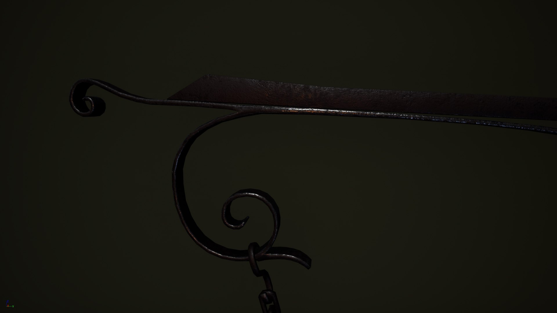 3D medieval sign - TurboSquid 1478150