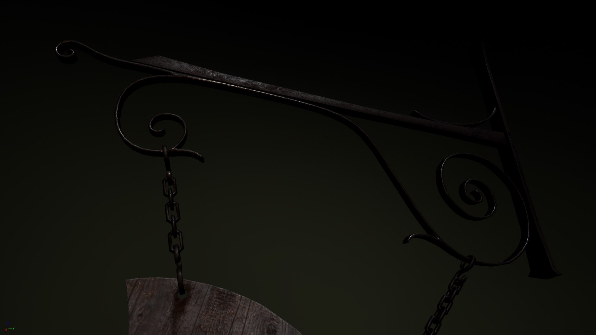 3D medieval sign - TurboSquid 1478150