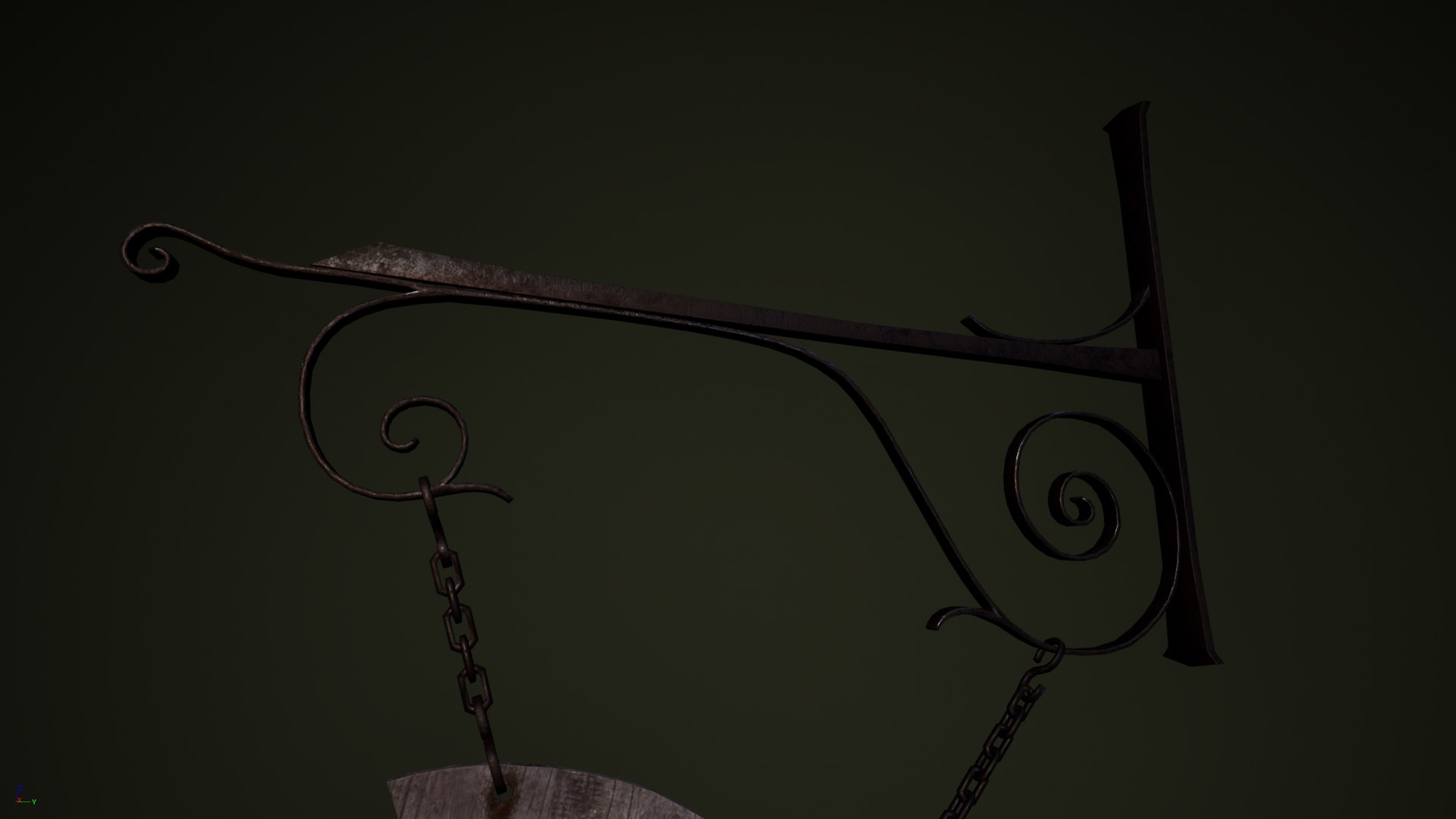 3D medieval sign - TurboSquid 1478150